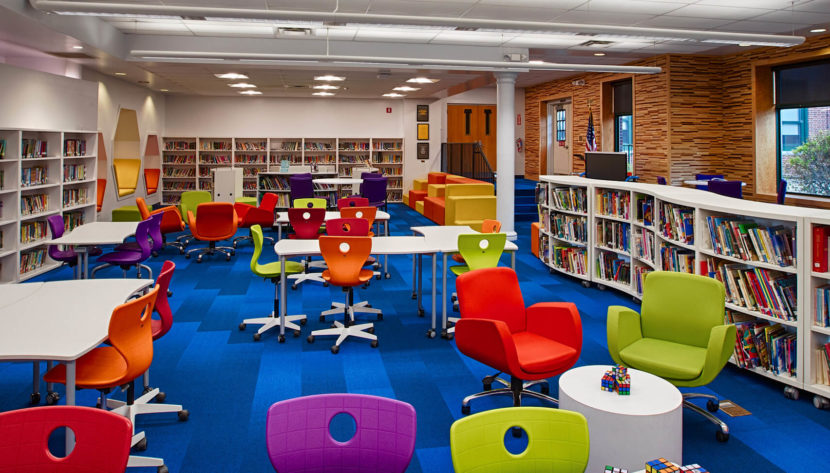 Allendale Brookside Middle School Media Center | ENV | Design ...